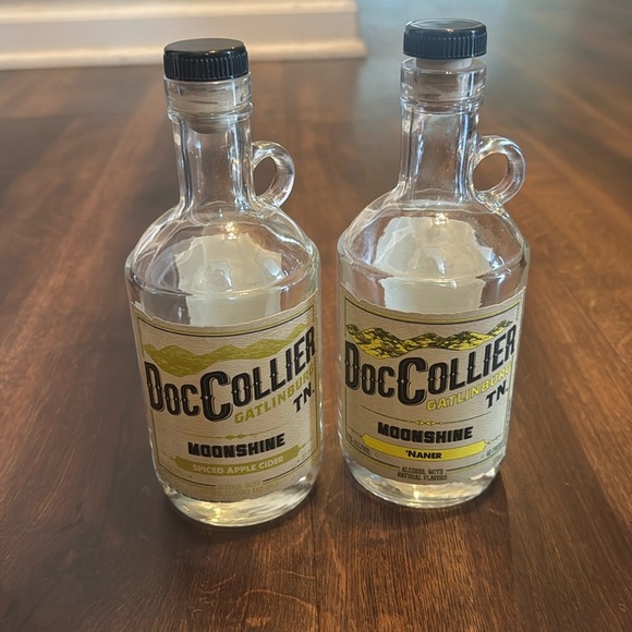 Doc Collier | Dining | Doc Collier Glass Moonshine Bottles | Poshmark